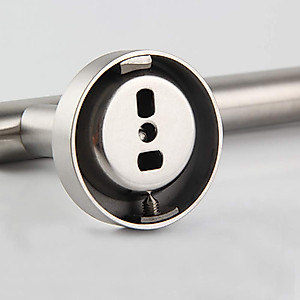 GERZWY 9-Inch Small Kitchen Towel Bar Brushed Stainless Steel Cabinet Hand Towel Bar Wall Mounted Bathroom Organizer AG1101C23-LS