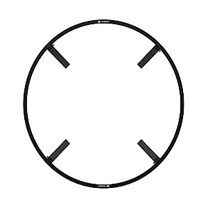 Target Darts Corona Vision Dartboard Lighting System, Black Frame | White LED Dart Board Surround Ring Light with Magnetic Feet | Shadow Eliminating Dartboard Light | Professional Darts Accessories