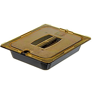 Carlisle FoodService Products 10420B03 StorPlus High Heat Food Pan, 2.5" Deep, Half Size, Black