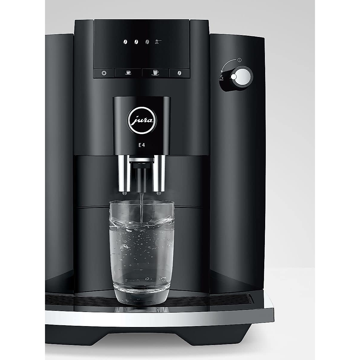 Jura E4 Automatic Coffee Machine (Piano Black)
