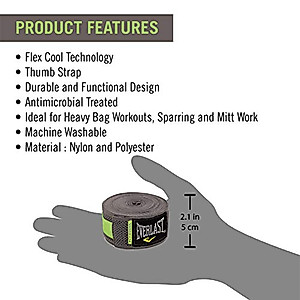 Everlast 4458G Flexcool Hand Wraps