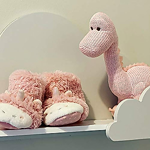 Happy Woody Set of 2 Cloud Wall Shelves for Nursery/Wooden Floating Shelf/Baby Room Decor/Nursery Room Decoration/Kids Room Wall Decor/Gift Set (White)