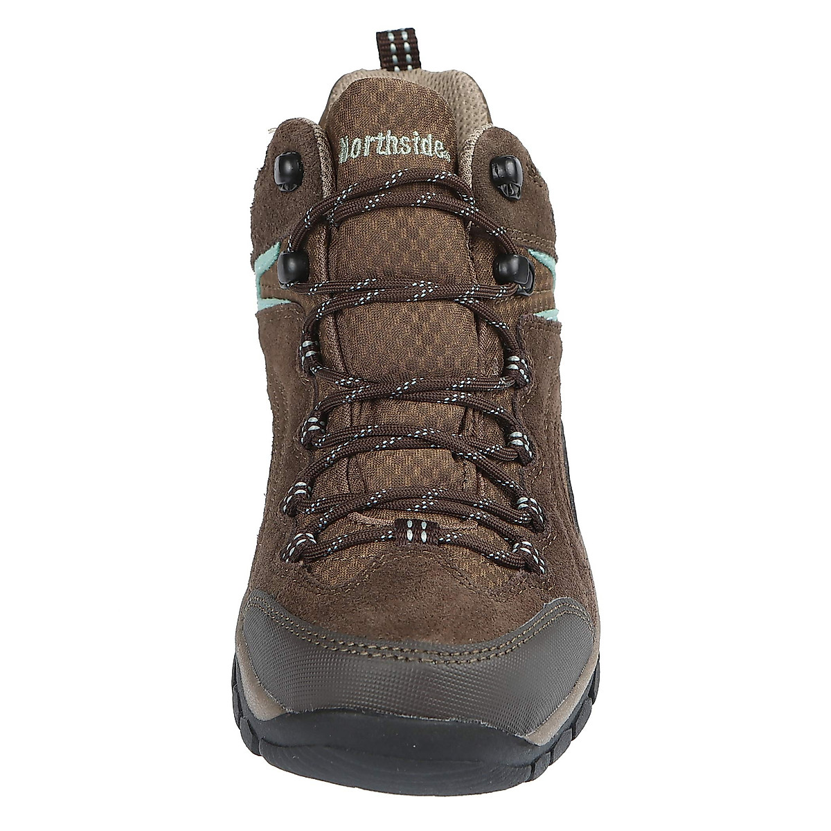 Northside womens Pioneer Wp Hiking Boot, Dk Brown/Sage, 6.5 US