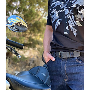 Main Street Forge The Classic Leather Everyday Belt | Made in USA | Full Grain Leather | Men's Leather Belt