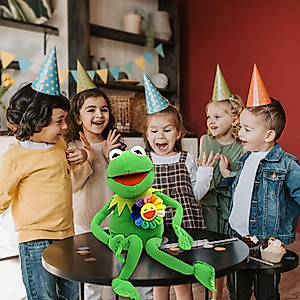 Kermit Frog Hand Puppet, Frog Plush,The Muppets Show, Soft Frog Puppet Doll Suitable for Role Play -Green, 24 Inches