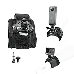 vgsion Camera Accessory Kit Chest Mount Wrist Strap Backpack Clip Mount for Insta360 One X3/ One X2/ Insta360 One RS/ Go2 Compatible with GoPro Hero 11/ Hero 9/ Hero 8/ Hero 7