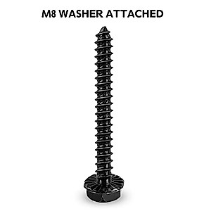 Mounting Dream Lag Bolt Kit for TV Wall Mount Comes with M8 Lag Bolt for Wood Stud, Fischer Anchors for Concrete Wall, Includes Allen Key and Bubble Level for Easy Installation MD5753