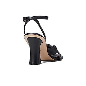 COACH Quincey Leather Sandal Black 8 B (M)