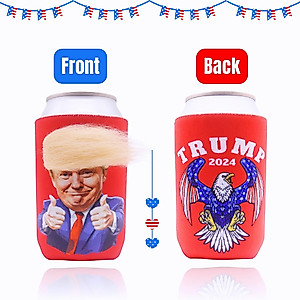 2PCS Can Cooler, Funny Soda Pop Beer Cozy, American Eagle Can Cooler Sleeve