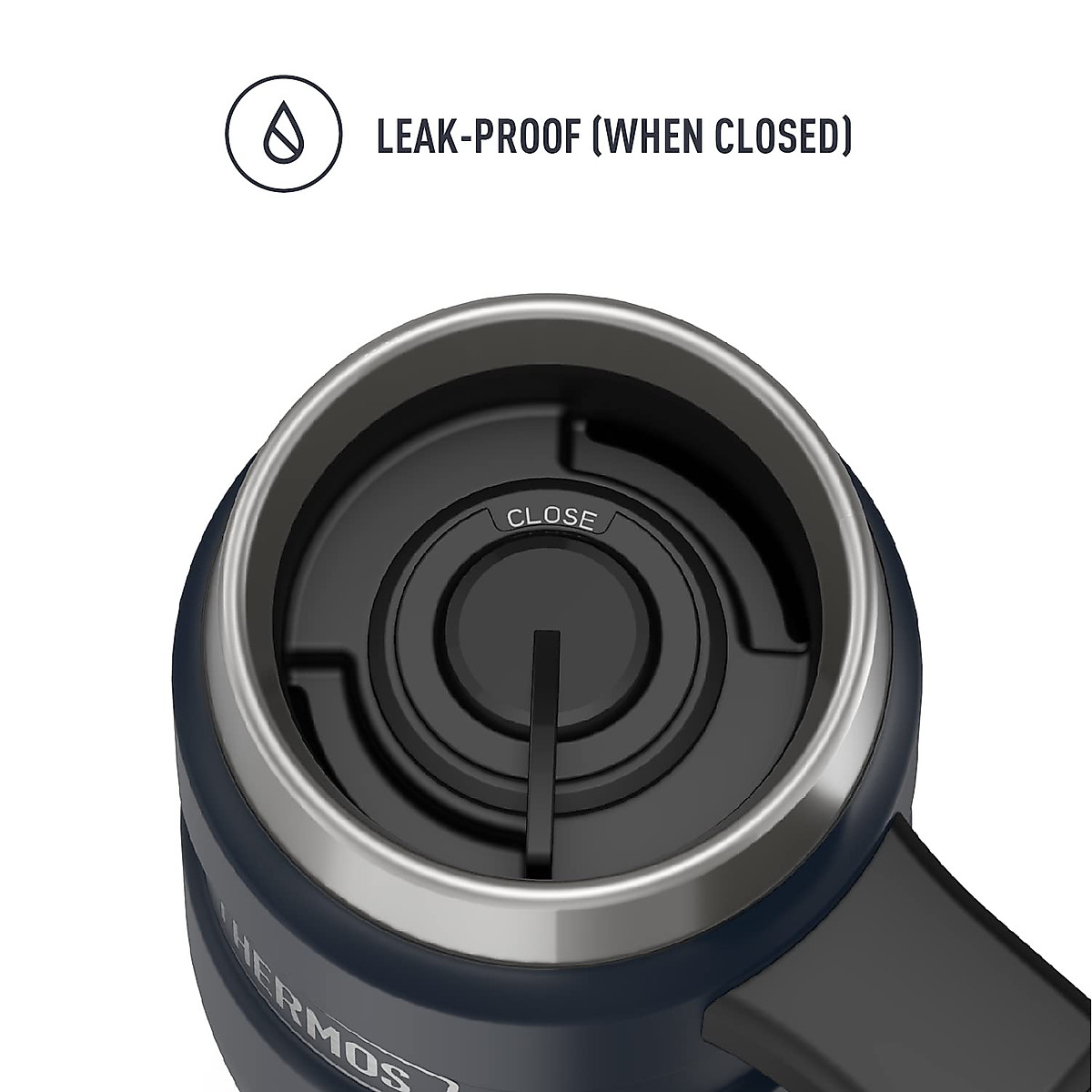 THERMOS Stainless King Vacuum-Insulated Travel Mug (16 Ounce) and Tumbler (16 Ounce) Bundle, Midnight Blue