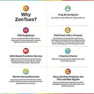 ZenToes Moisturizing Heel Socks 2 Pairs Gel Lined Toeless Spa Socks to Heal and Treat Dry, Cracked Heels While You Sleep (Regular, Blue Tie Dye)