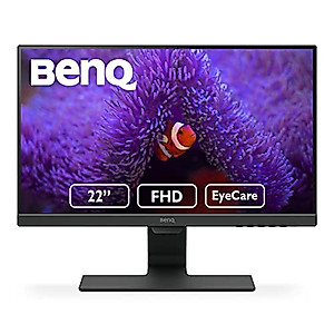 BenQ GW2283 Eye Care 22 inch IPS 1080p Monitor | Optimized for Home & Office & Lexar NS100 128GB 2.5” SATA III Internal SSD, Up to 520MB/s Read (LNS100-128RBNA)