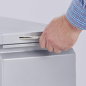 Safco Products Steel Pedestal Mini Pedstal, Gray,LDSPEDP5