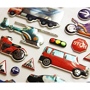 Kids' Decoration Board - Vehicles - 3D Stickers