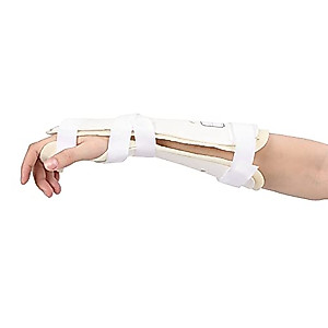 Wrist Support Splint, Pain Relief Hard Shell Wrist Brace for Sports Injuries for Women for Sprain for Joint Instability for Men for Carpal Tunnel(Right Hand, L)