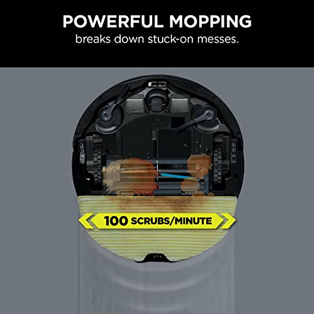 Shark AI Robot Vacuum & Mop, with Home Mapping, Perfect for Pets, Wifi, Works with Alexa, Black/Gold (AV2001WD)