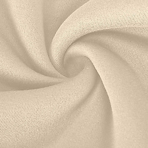 Ceboyel Oversized Sweatshirt For Women Solid Color Crewneck Pullover Tops Long Sleeve Sweaters Fall Fashion Trendy Clothes Womens Long Sleeve T Shirts Dressy Casual Beige L