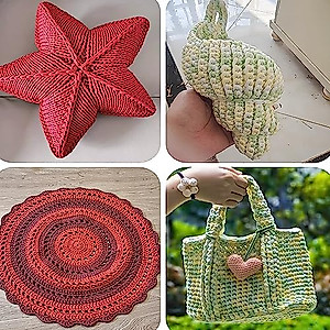 2 Rolls DIY T-Shirt Yarn Elastic Fabric Cloth Yarn Spaghetti Yarn Knitting Crochet Projects Leopard