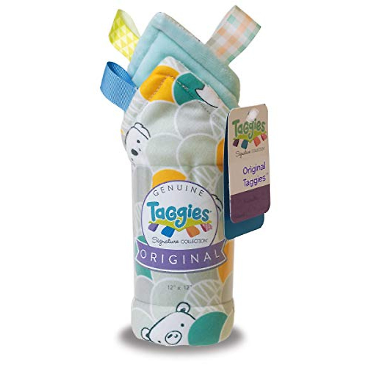 Taggies Original Blanket, 12 X 12", Comfy Peekaboo (41512)