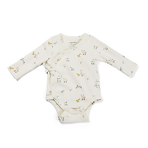 PEHR Front Tie Kimono One-Piece Just Hatched / 0-3 mos, Multi