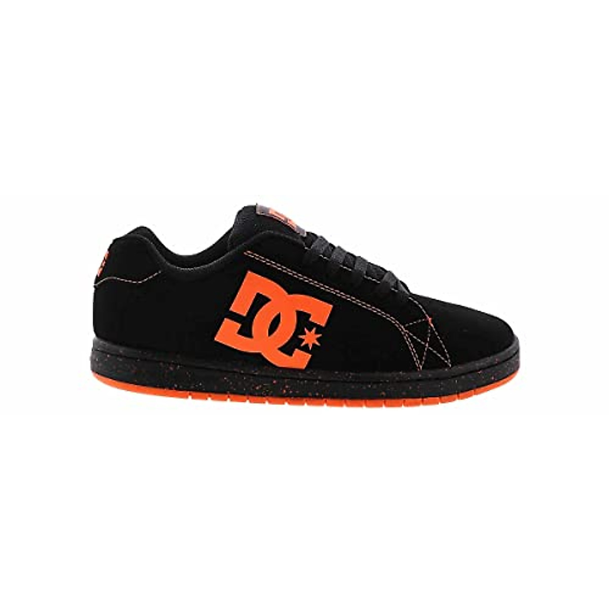 DC Men's Gaveler Low Shoe Skate, Black/Orange, 12