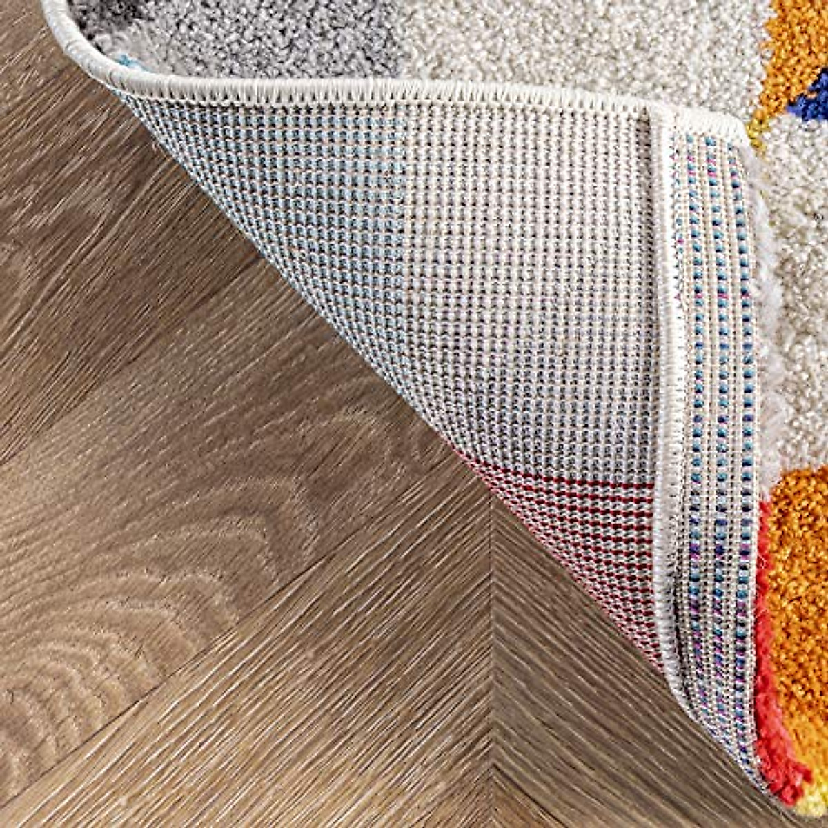 nuLOOM Triangle Geometric Area Rug, 5' x 8', Multi