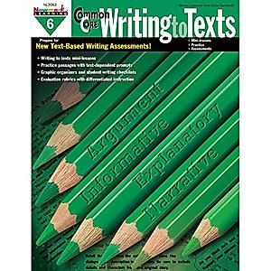 Newmark Learning Grade 6 Common Core Writing to Text Book (CC Writing)
