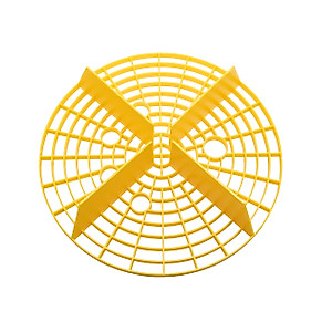 Sedmoon Car Wash Bucket Insert Dirt Guard Insert Fits 12 Inch Diameter Bucket or 3-5 Gallon Bucket (2, Yellow)