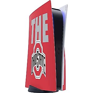 Skinit Decal Gaming Skin Compatible with PS5 Console - Officially Licensed OSU The Ohio State Buckeyes Design