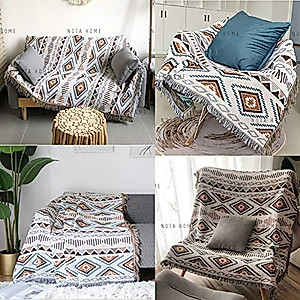 Lqprom Southwest Throw Blankets Aztec Southwest Throws Cover for Couch Chair Sofa Bed Outdoor Beach Travel 51"x63"