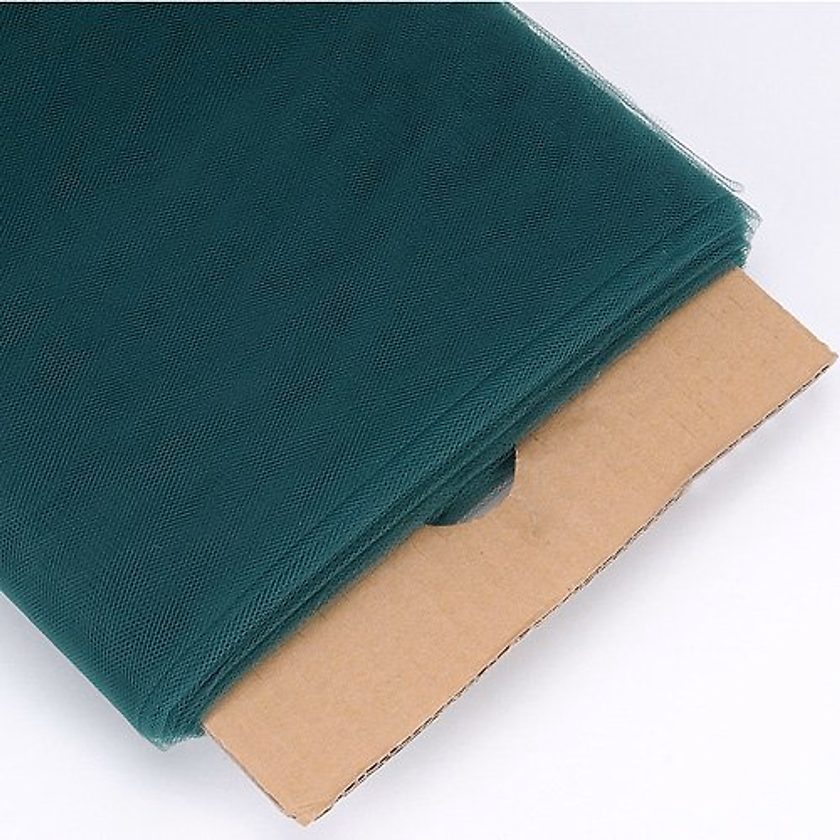AK TRADING CO. AK Trading New 54" Wide x 40 Yards Tulle Fabric Bolt-Hunter Green