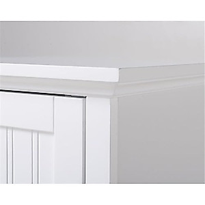 American Furniture Classics 25501 OS Home and Office One Door Tall Storage Pantry, Large, White, 1 Pantry