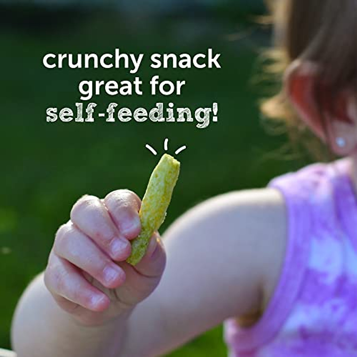 Beech-Nut Toddler Snacks, Original Crispeas Baked Pea Puffs, 1.4 oz Bag (7 Pack)