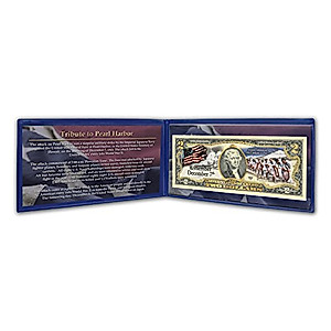 Pearl Harbor Two Dollar Bill Folder