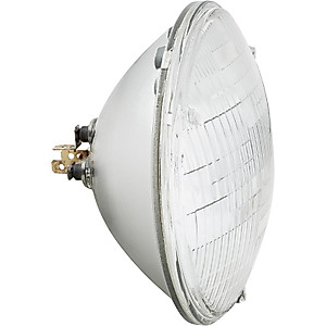 Round Sealed Beam Headlight Bulb, 12 Volt 7 Inch