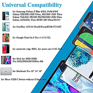 TITACUTE USB C to 3.5mm Jack Audio Adapter USB C Headphone Adapter Hi-res Aux Cord Earphones Dongle Stereo Cable for OnePlus 8T 8 7T 9 Pro Samsung S22 Ultra S21 S20 FE Galaxy Z Flip 3 Note 20 RoseGold