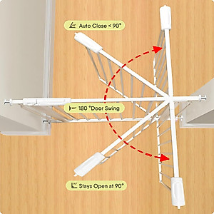 Vothco Baby Gates Extra Wide 62-67 Inch Large Baby Gates for Stairs Tension Pet Dog Gates Indoor for Doorways No Drilling Pressure Mounted Pet Gates for Kids
