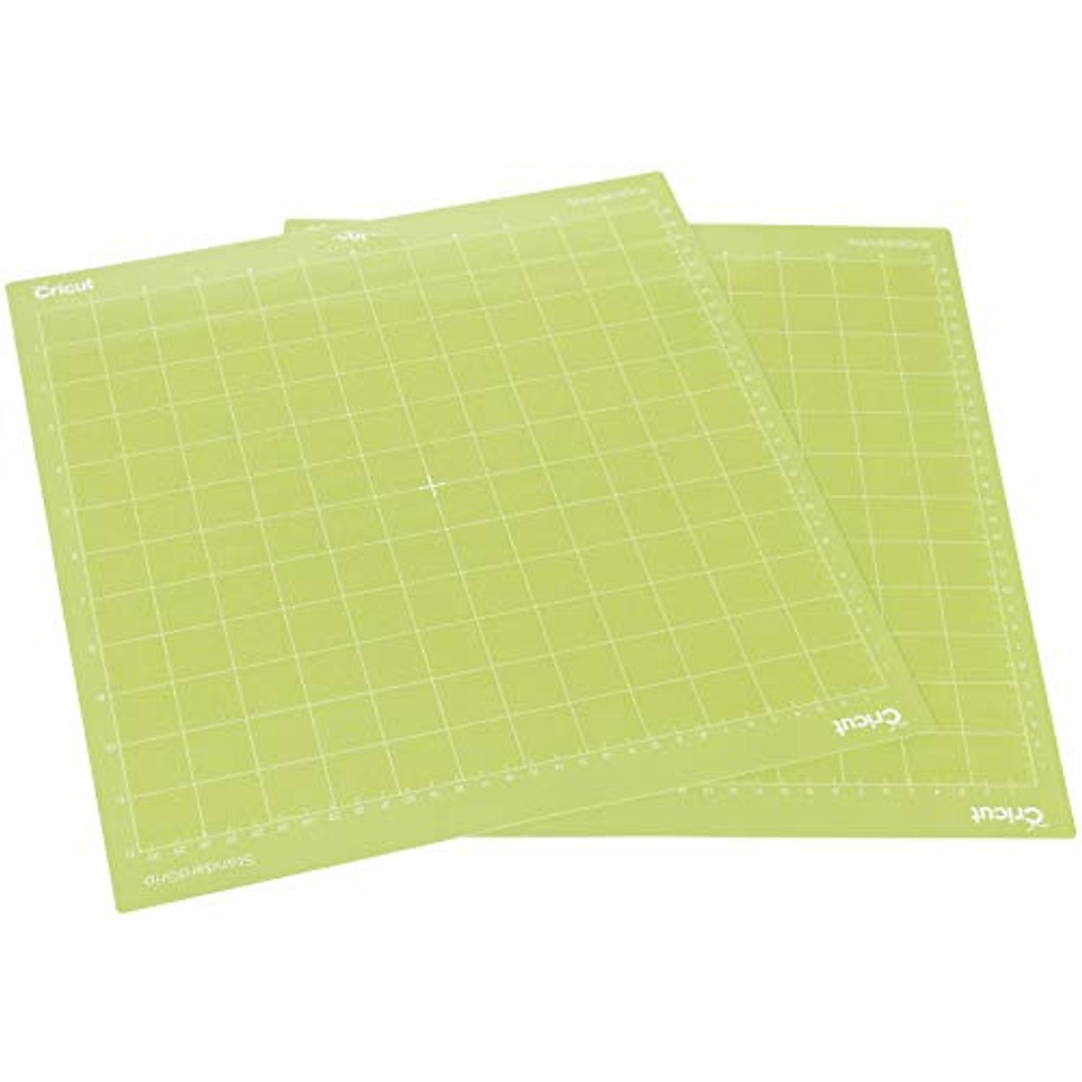 Cricut StandardGrip Machine Mats 12in x 12in, Reusable Cutting Mats for Crafts with Protective Film, Use with Cardstock, Iron On, Vinyl and More, Compatible with Cricut Explore & Maker (2 Count)