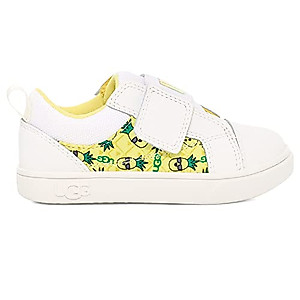 UGG Unisex-Child Rennon Low Pineapple Stuffie Sneaker, Pineapple, 10 Toddler