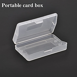 Tectra 10Pcs Game Card Cartridge Case, Clear Protective Game Cartridge Card Box Storage Case Cover for Nintendo Game Boy Advance GBA