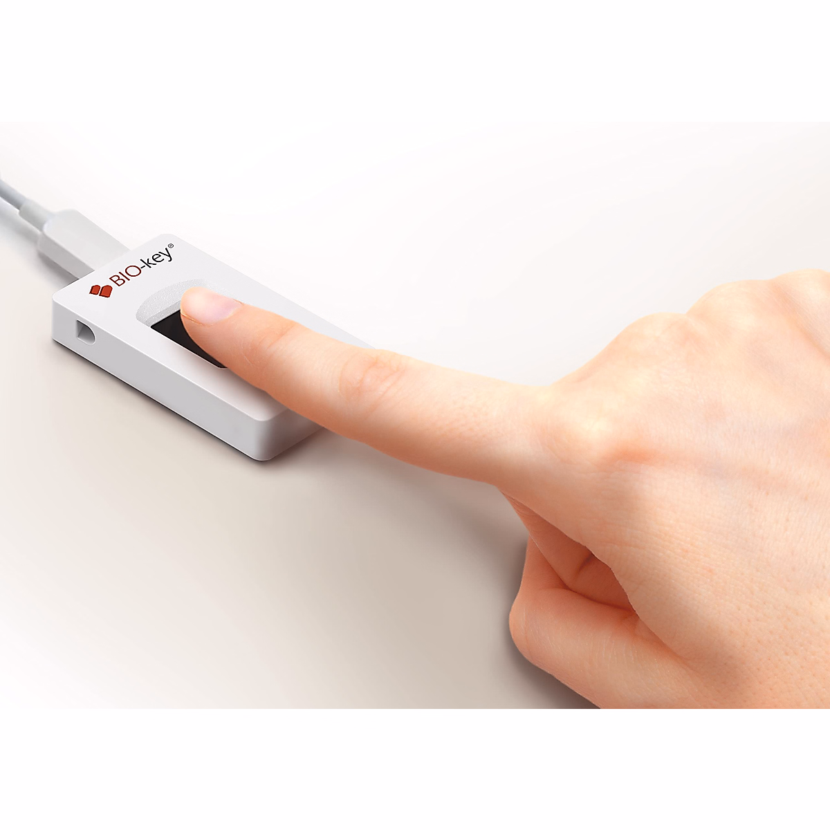 BIO-key EcoID II USB-C 2.0, Fingerprint Scanner for Desktops, Laptops with Windows 10/11