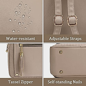 Montana West Anti Theft Backpack Purse for Women Backpack for Ladies with Secured Zipper & Tassel, MWC-104KH