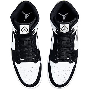 Nike mens Air Jordan 1 Mid Se Basketball Trainers 852542 Shoes, White/Black-multi Color, 9