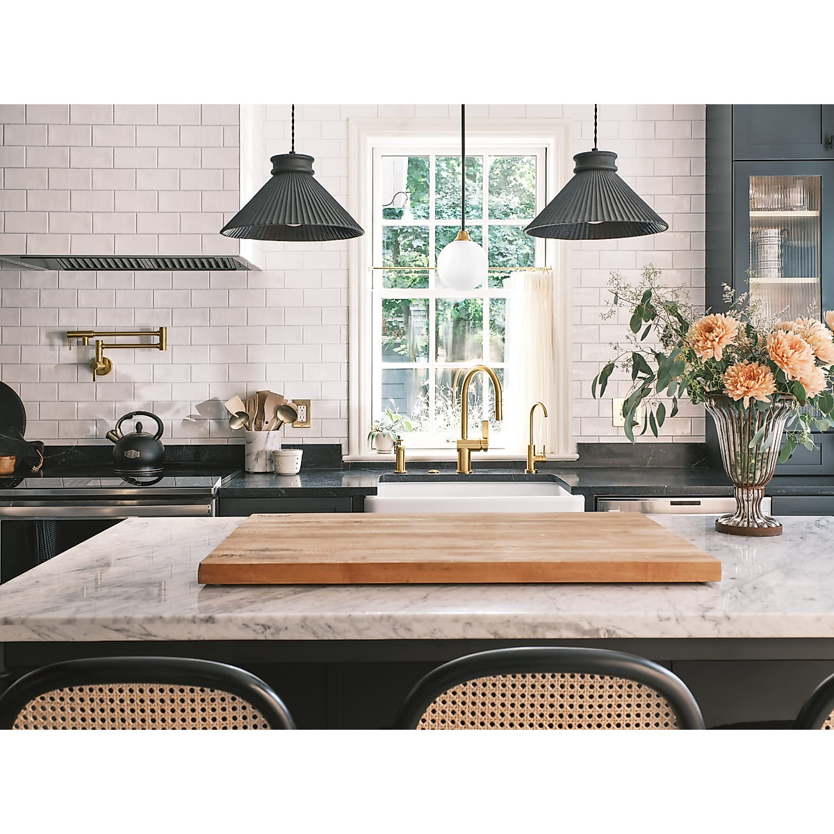 Moen Brushed Gold Sip Modern Cold Water Kitchen Beverage Faucet with Optional Filtration System, Drinking Water Faucet, S5530BG