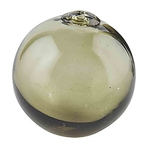 Mud Pie Decor Glass Décor Ball, 4” Dia, Green