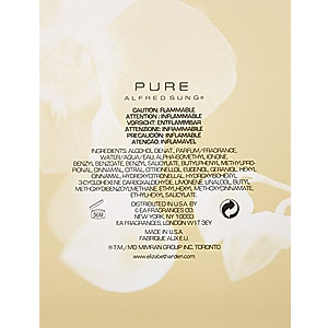 Pure By Alfred Sung For Women. Eau De Parfum Spray 3.4 Ounces