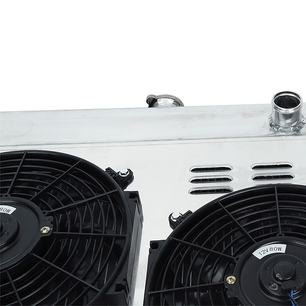 TYFYB 3 Row Core Racing Radiator+ 12" Shroud Fan+Relay kit Compatible with 1966-1979 F100 F250 F350 Br-onco V8