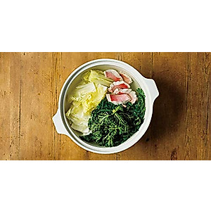 KAKOMI IH Donabe 1.2L Traditional Japanese Clay Pot - Steaming, Simmering, Stewing, Suitable for various cooking methods by Kinto
