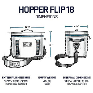 YETI Hopper Flip 18 Portable Cooler, Cosmic Lilac