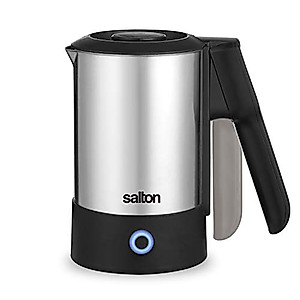Salton JK2035 Stainless Steel Travel, 600 ml Electric Kettle, Silver
